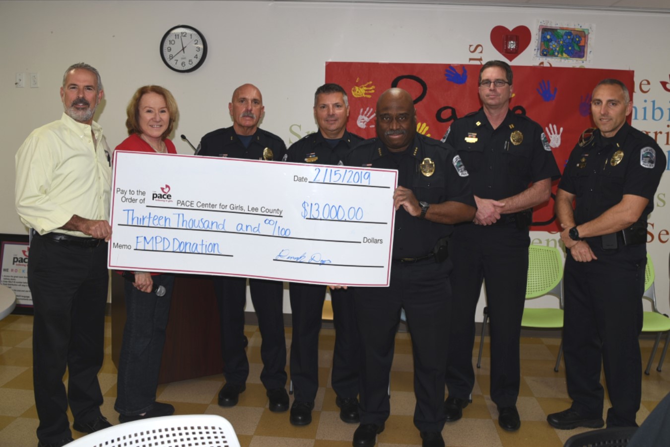FMPD Supports the PACE Center for Girls | Southwest Florida Police ...